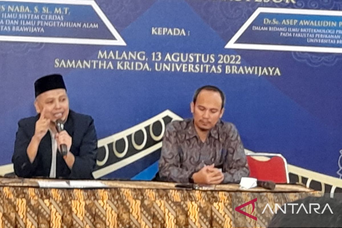 Universitas Brawijaya kukuhkan dua profesor bidang keilmuan berbeda ...