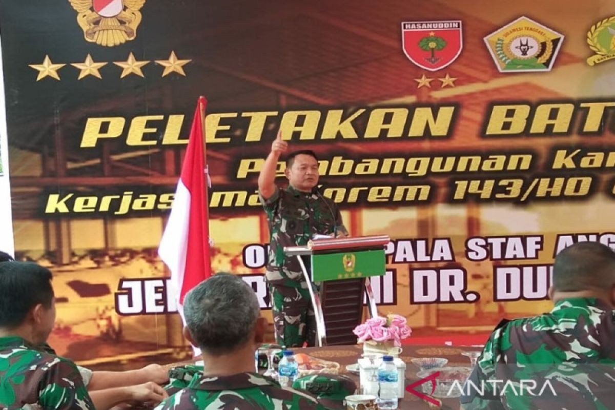 Kasad Dudung Abdurachman perintahkan jajarannya "turun gunung" bantu masyarakat - ANTARA News ...
