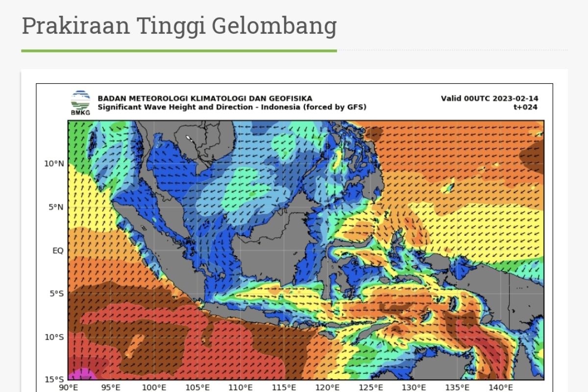 Bmkg Waspadai Gelombang Hingga Empat Meter Dalam Dua Hari Ke Depan