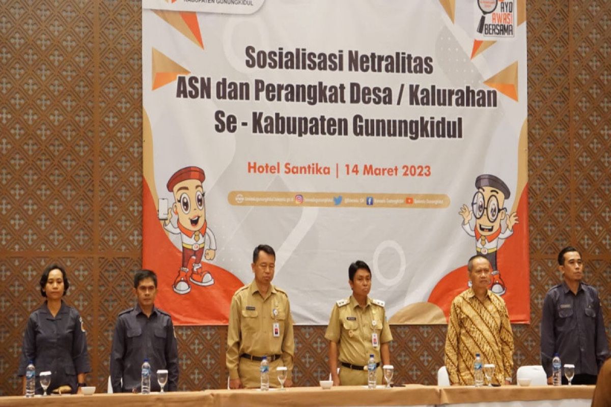 Bawaslu Gunungkidul minta ASN jaga netralitas pada Pemilu 2024 - ANTARA News Yogyakarta - Berita ...