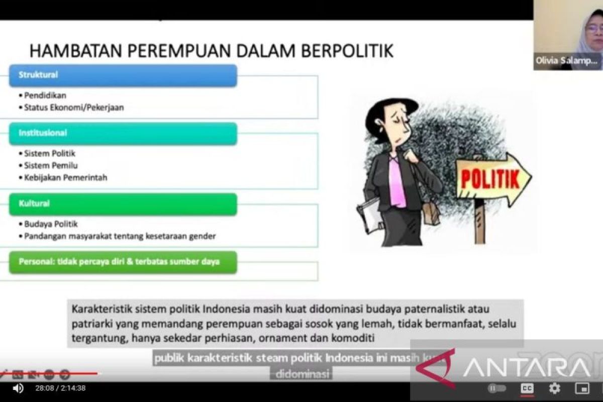 Budaya patriarki hambat perempuan berpolitik di Indonesia - ANTARA News Yogyakarta - Berita ...