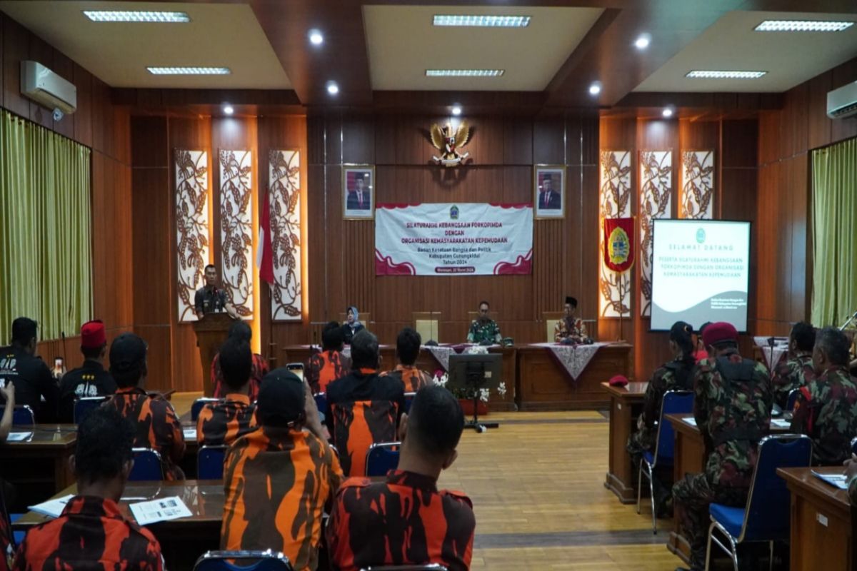 Kesbangpol Gunungkidul menggelar silaturahmi kebangsaan jaga keamanan ...