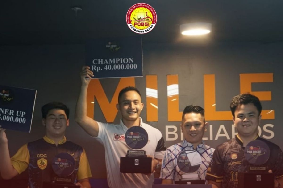 Gebby Adi Wibawa juara POBSI Pool Circuit Seri II 2024 di Bali - ANTARA ...