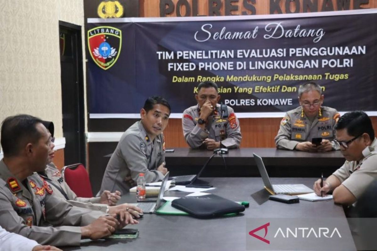Puslitbang Polri teliti penggunaan dan pengawasan fixed phone di Polda Sultra - ANTARA News ...