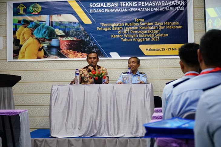 Kemenkumham Sulsel sosialisasi teknis pemasyarakatan kesehatan dan rehabilitasi - ANTARA News ...