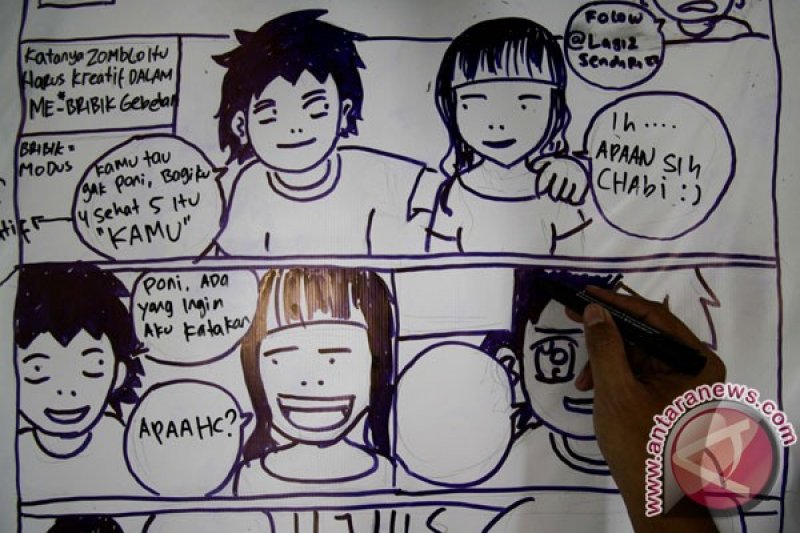 Komik strip terpanjang - ANTARA News Yogyakarta - Berita Terkini Yogyakarta