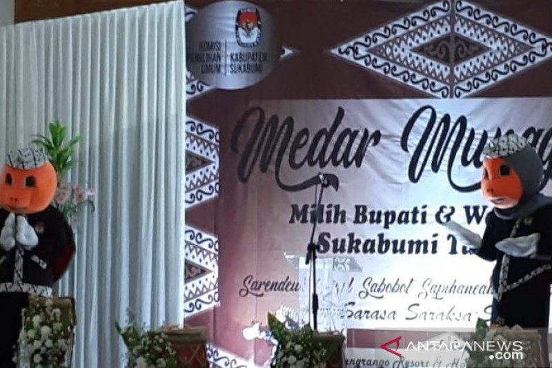 KPU Kabupaten Sukabumi luncurkan maskot Pilkada 2020 - ANTARA News