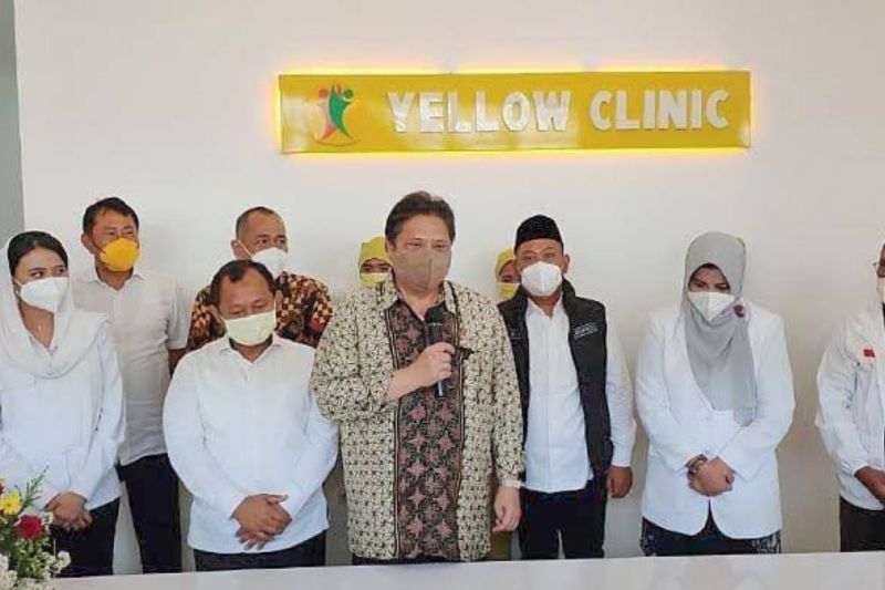 Airlangga Hartarto: Yellow Clinic hadir layani masyarakat saat pandemi ...
