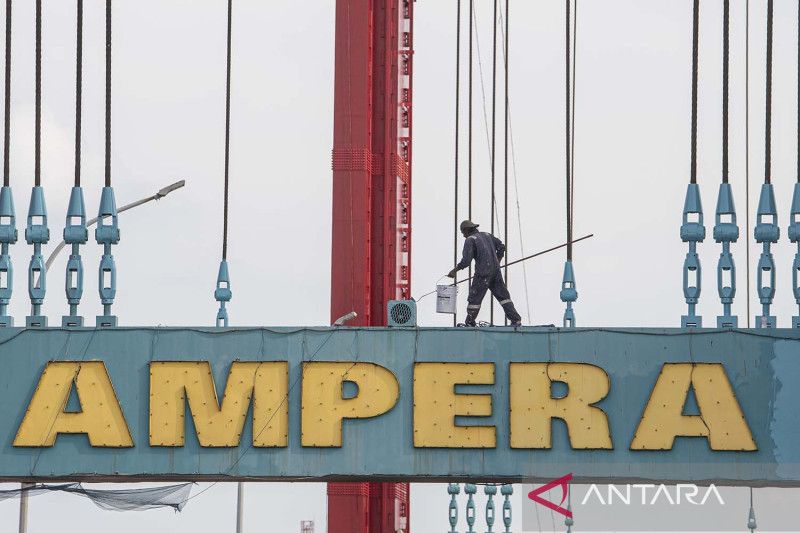 Revitalisasi jembatan Ampera - ANTARA News