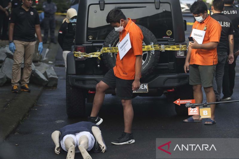 Rekonstruksi kasus penganiayaan David oleh Mario Dandy - ANTARA News